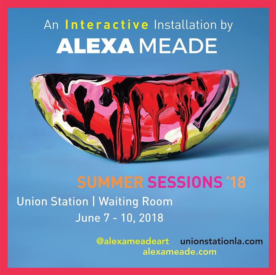 Union Station’s Historic Waiting Room Take Over By Alexa Meade - concept artists