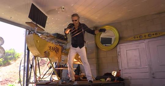 William Close And The Earth Harp CNN Interview - concept artists