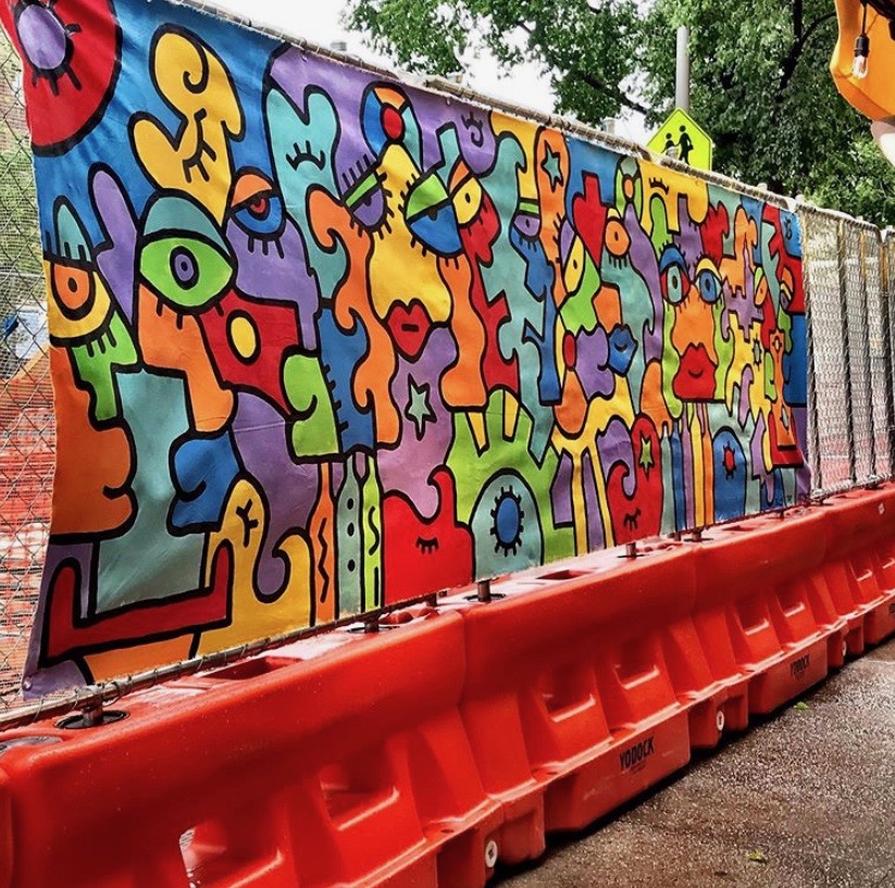 Billy The Artist creates mural for New York City restaurant - concept ...