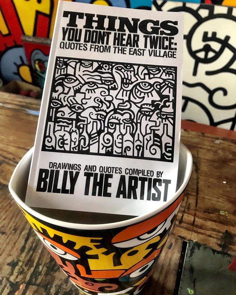Billy The Artist book signing in New York City - concept artists