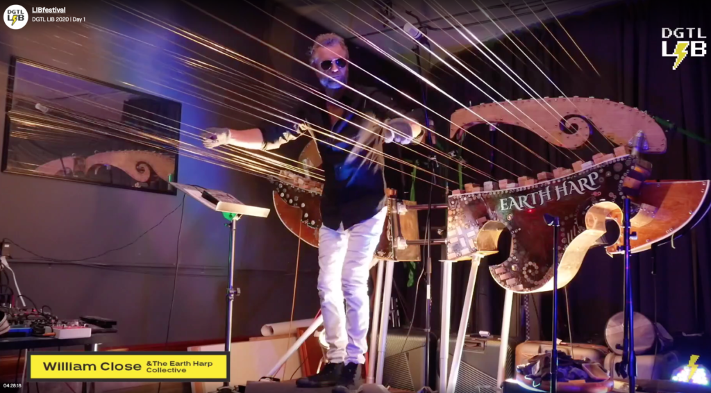 William Close performs at virtual Lightning In A Bottle festival ...