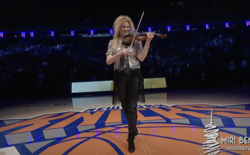 Legendary Grammy Winning Hip-hop violinist Miri Ben-Ari plays at NBA ...